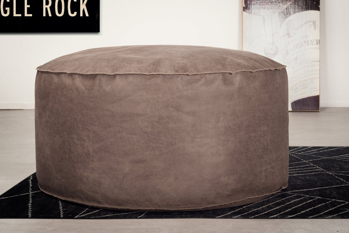 Large Round Pouffe | Large Round Ottomans– Big Bertha Original UK