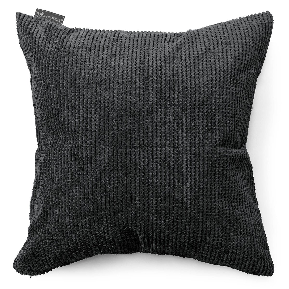 Lounge Pug Extra Large Scatter Cushion 70 X 70cm Pom Pom Black ...