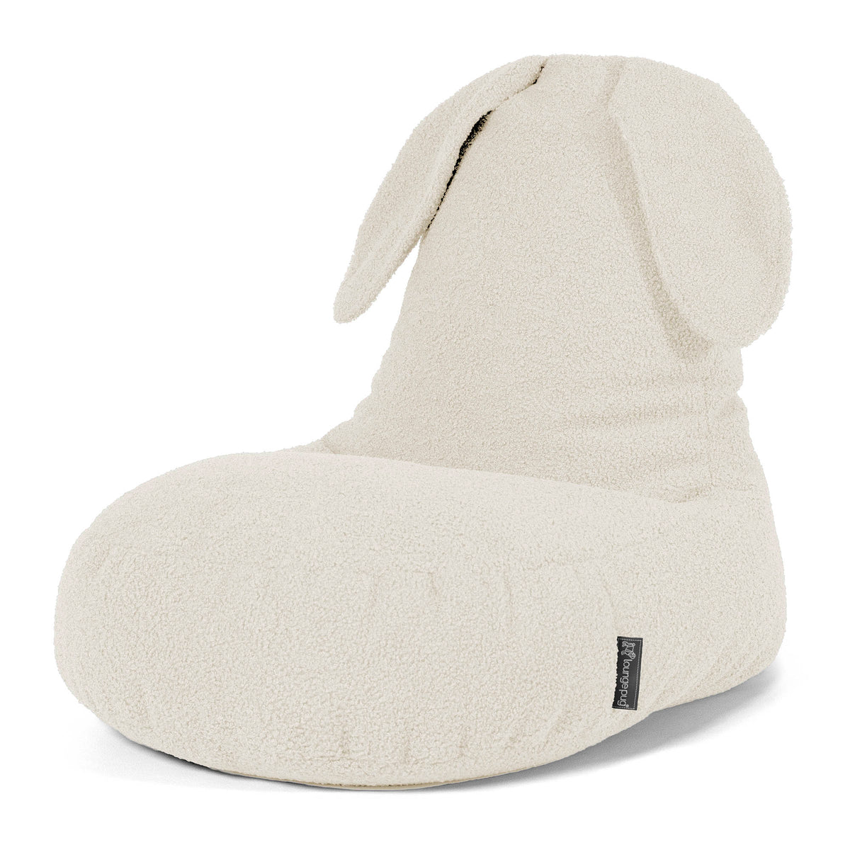 Lounge Pug Kids Rabbit Bean Bag Chair Boucle Ivory Children's Animal ...