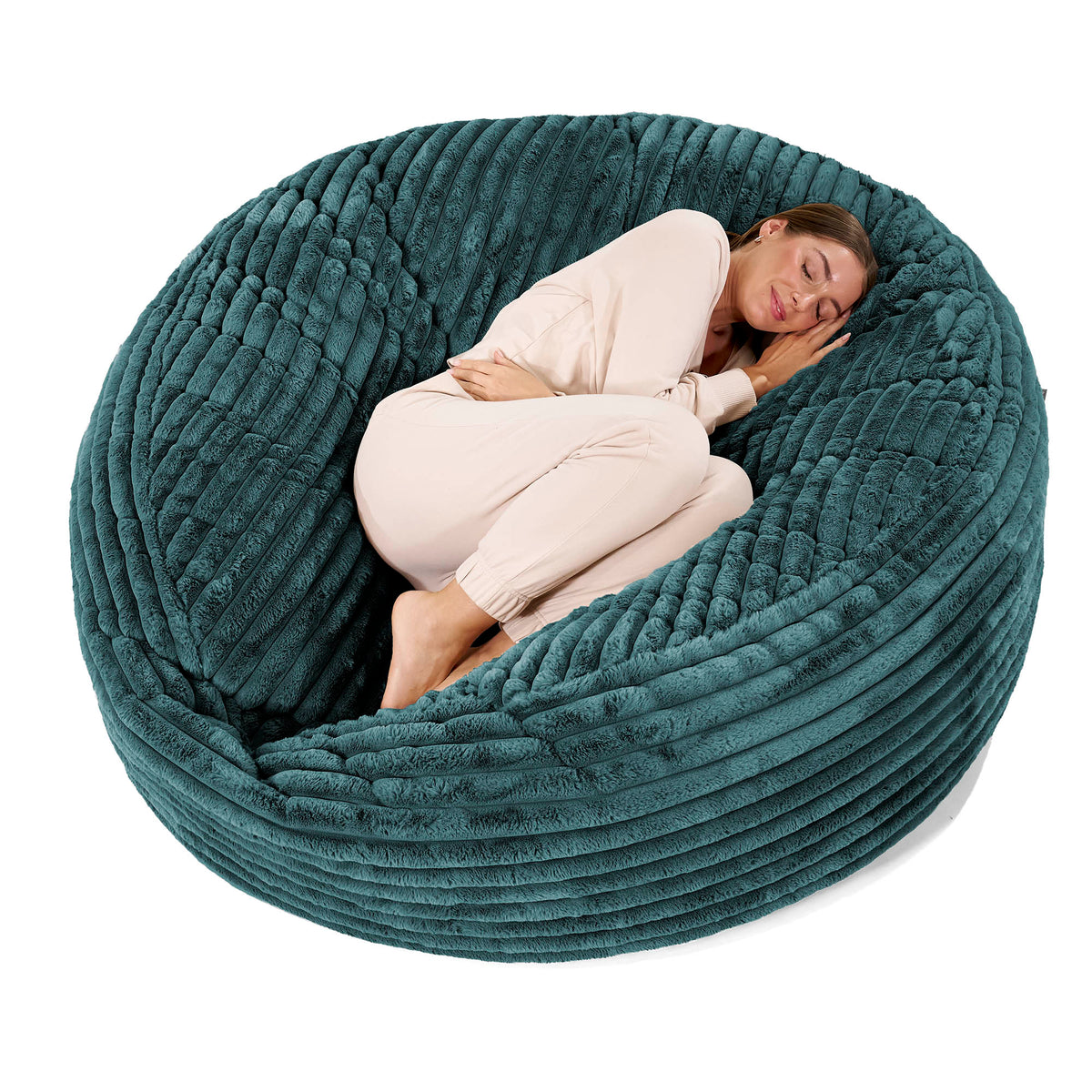 Lounge Pug Ultra Plush Cord Giant Bean Bag Sofa Mega Mammoth Beanbag ...