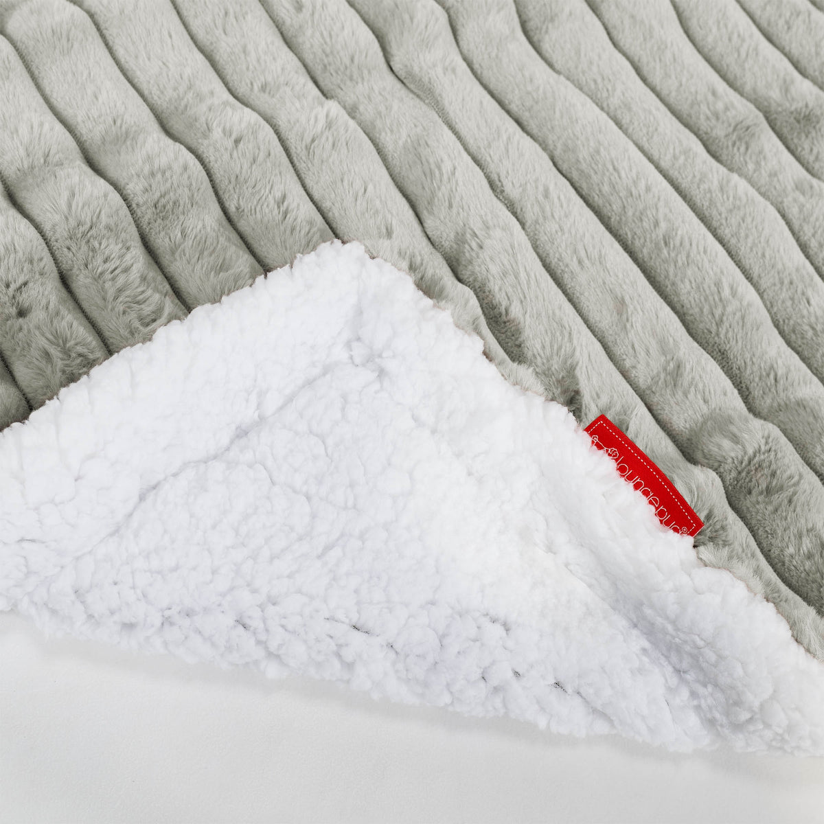 Lounge Pug Ultra Plush Cord Sage Green Sherpa Fleece Throw Blanket 100 ...