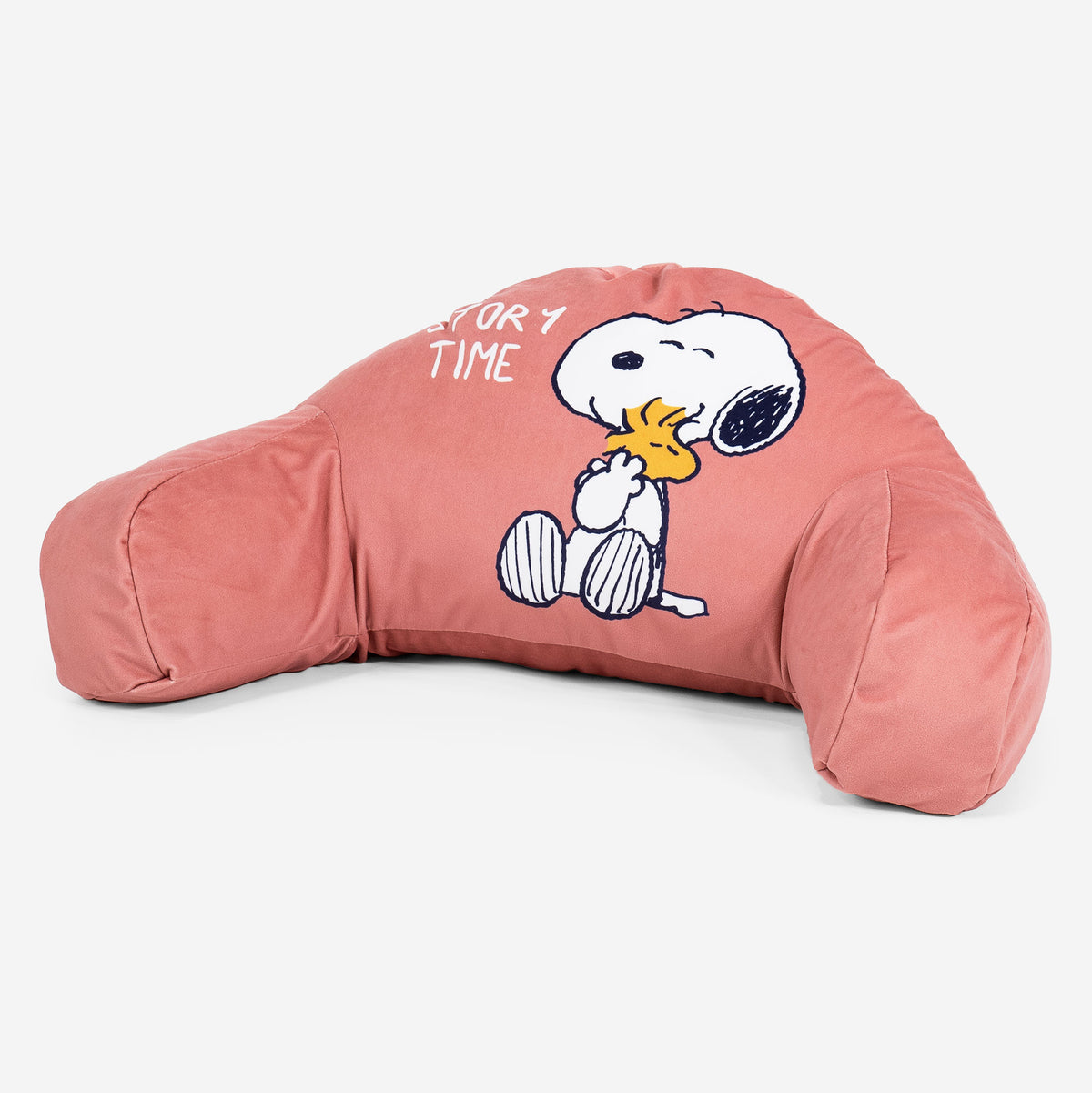 Peanuts Snoopy Story Time Kids High Back Support Cuddle Cushion Pink ...