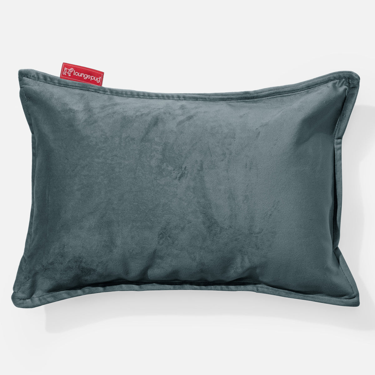 Lounge Pug Rectangular Scatter Cushion 35 x 50cm Velvet Teal Decorative ...
