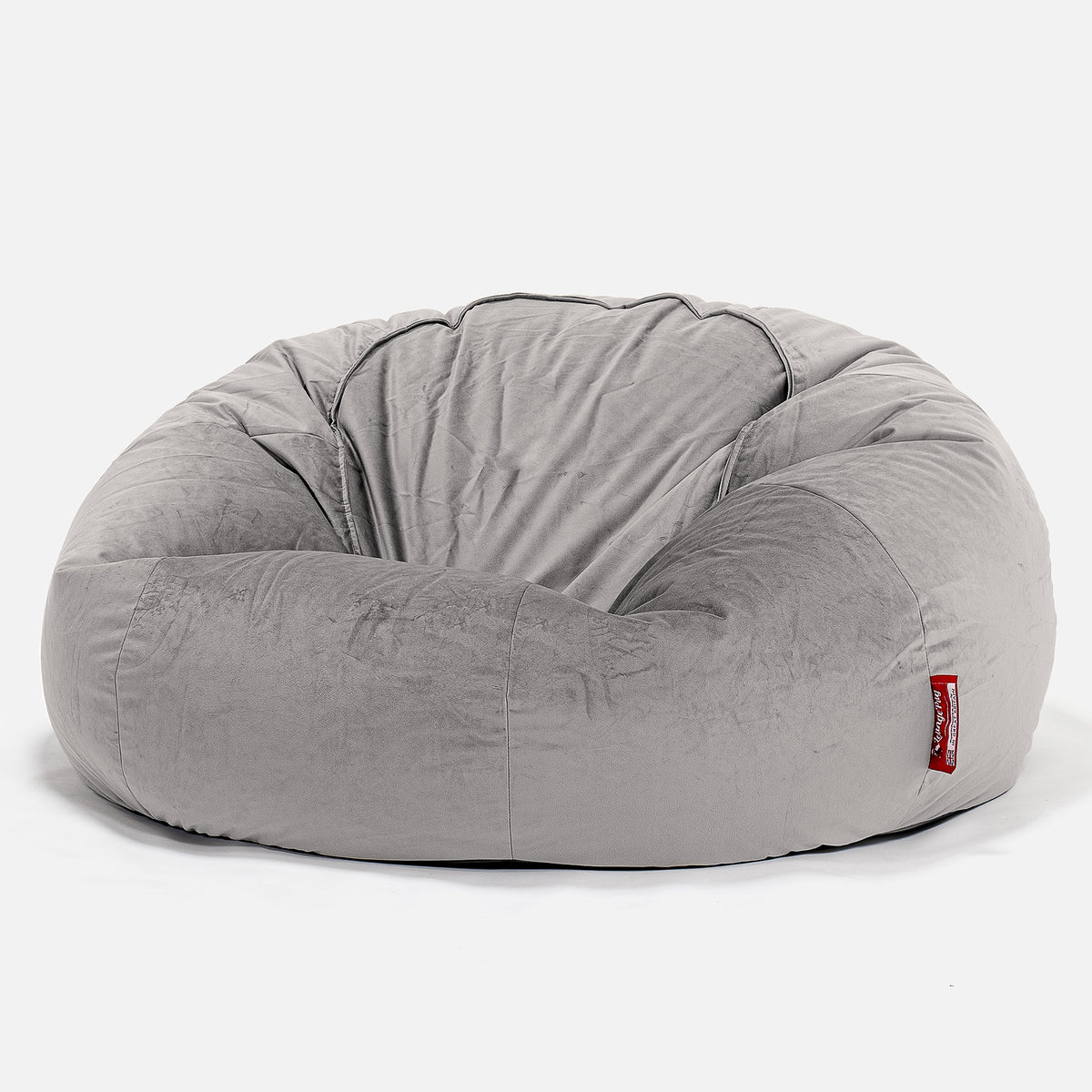 Lounge Pug Velvet Luxury Bean Bag Sofa Classic Large Beanbags UK Silver Big Bertha Original UK