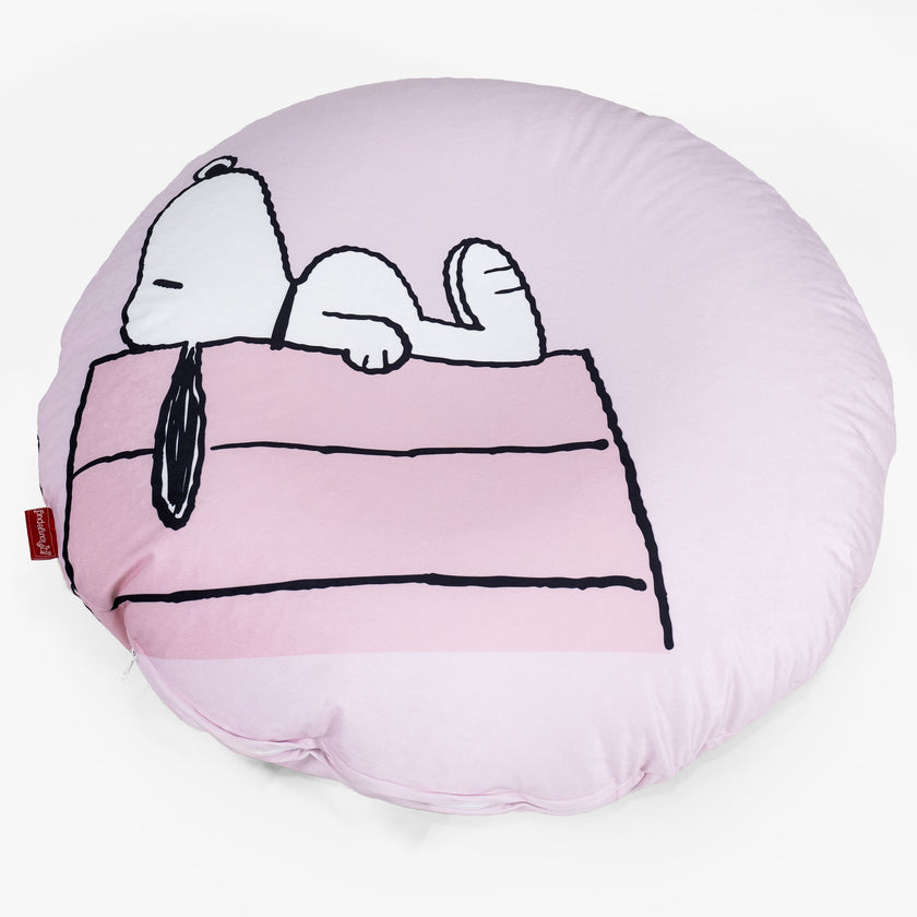 Peanuts Snoopy House Flexforma Kids Toddlers Bean Bag Chair Pink 2 in 1 ...