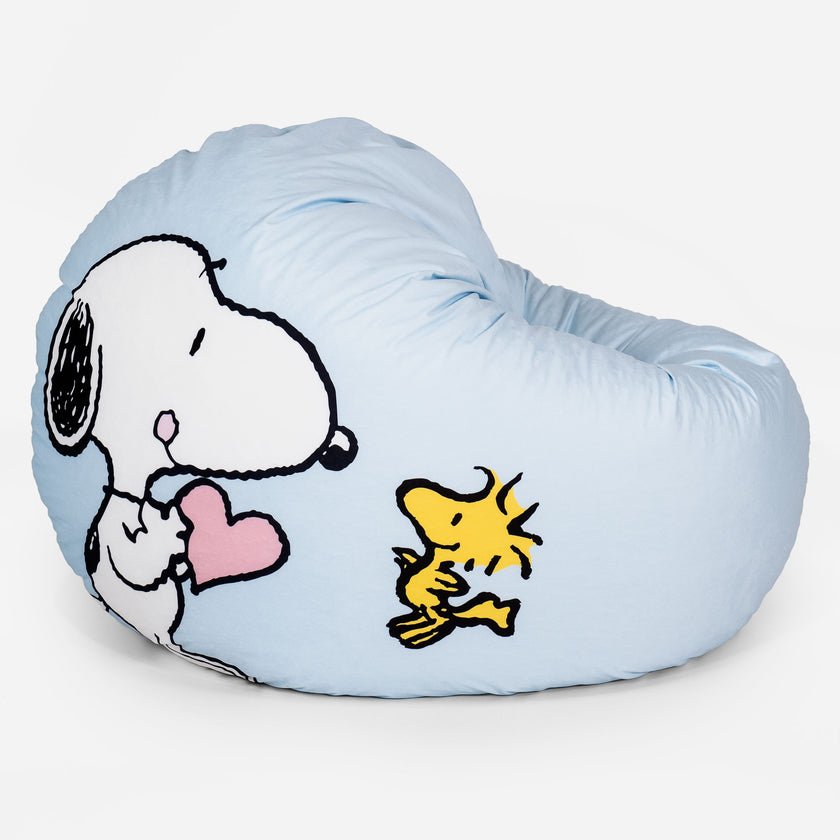 Peanuts Snoopy Hug Flexforma Junior Children's Bean Bag Chair Blue 2 in ...