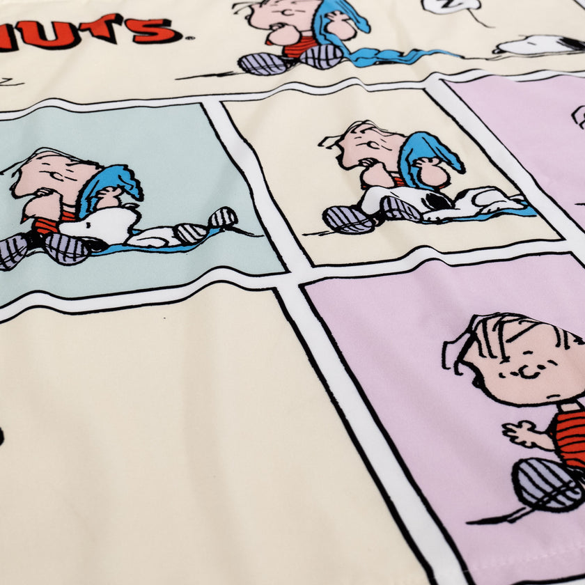 Peanuts Snoopy Mink Comic Strip Fleece Throw Blanket 100 X 140 cm– Big ...