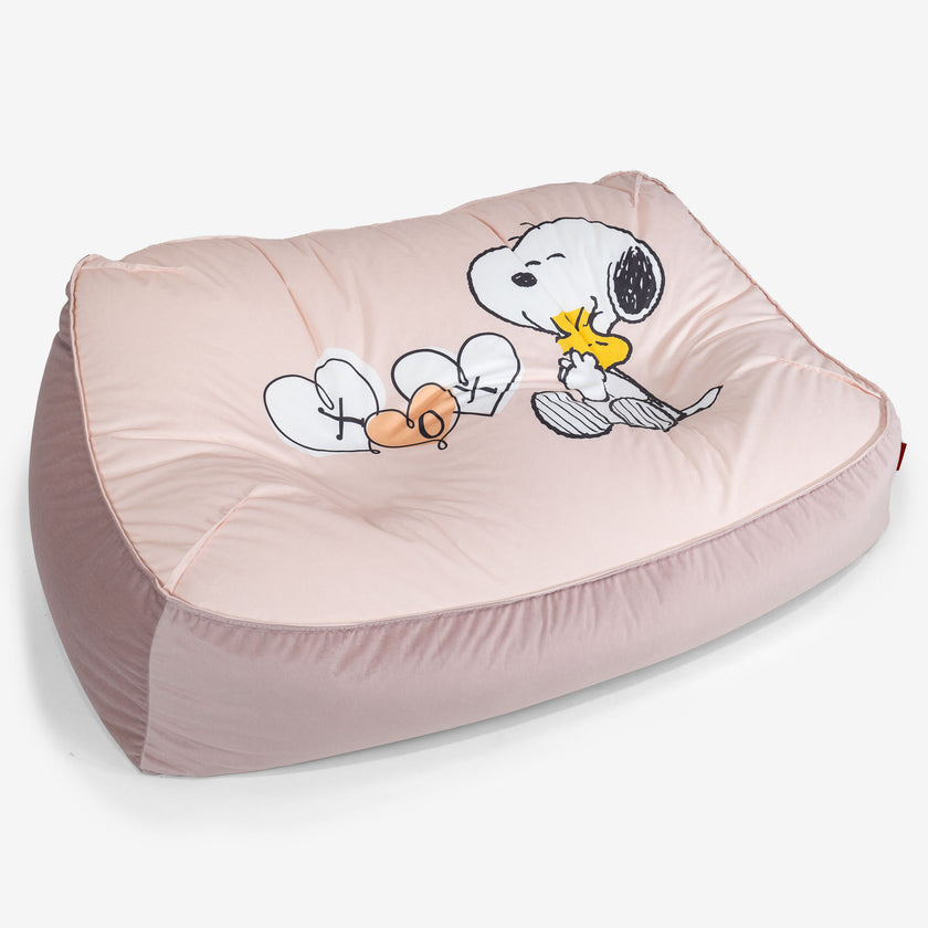 Peanuts Snoopy XO Sloucher Bean Bag Sofa Pink Beanbag Couch– Big Bertha ...