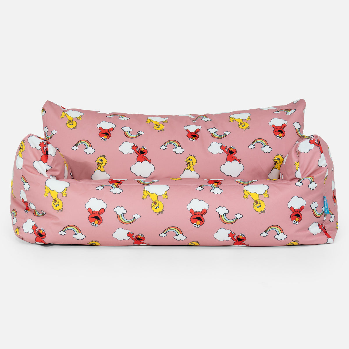 Sesame Street Elmo & Big Bird Printed Character Childrens Bean Bag Sofa ...